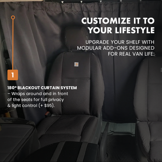 Sprinter Headliner Shelf | Quality Van Storage | WhiteTop Adventures ...