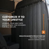 Sprinter Headliner Shelf | Quality Van Storage | WhiteTop Adventures ...