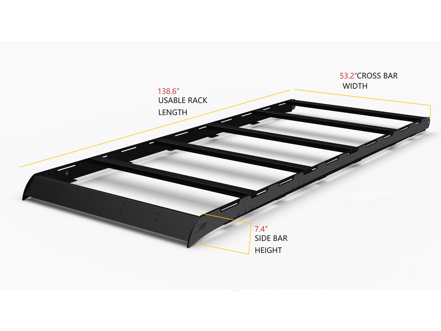 SPRINTER 144" HIGH ROOF STRATA ROOF RACK – White Top Adventures