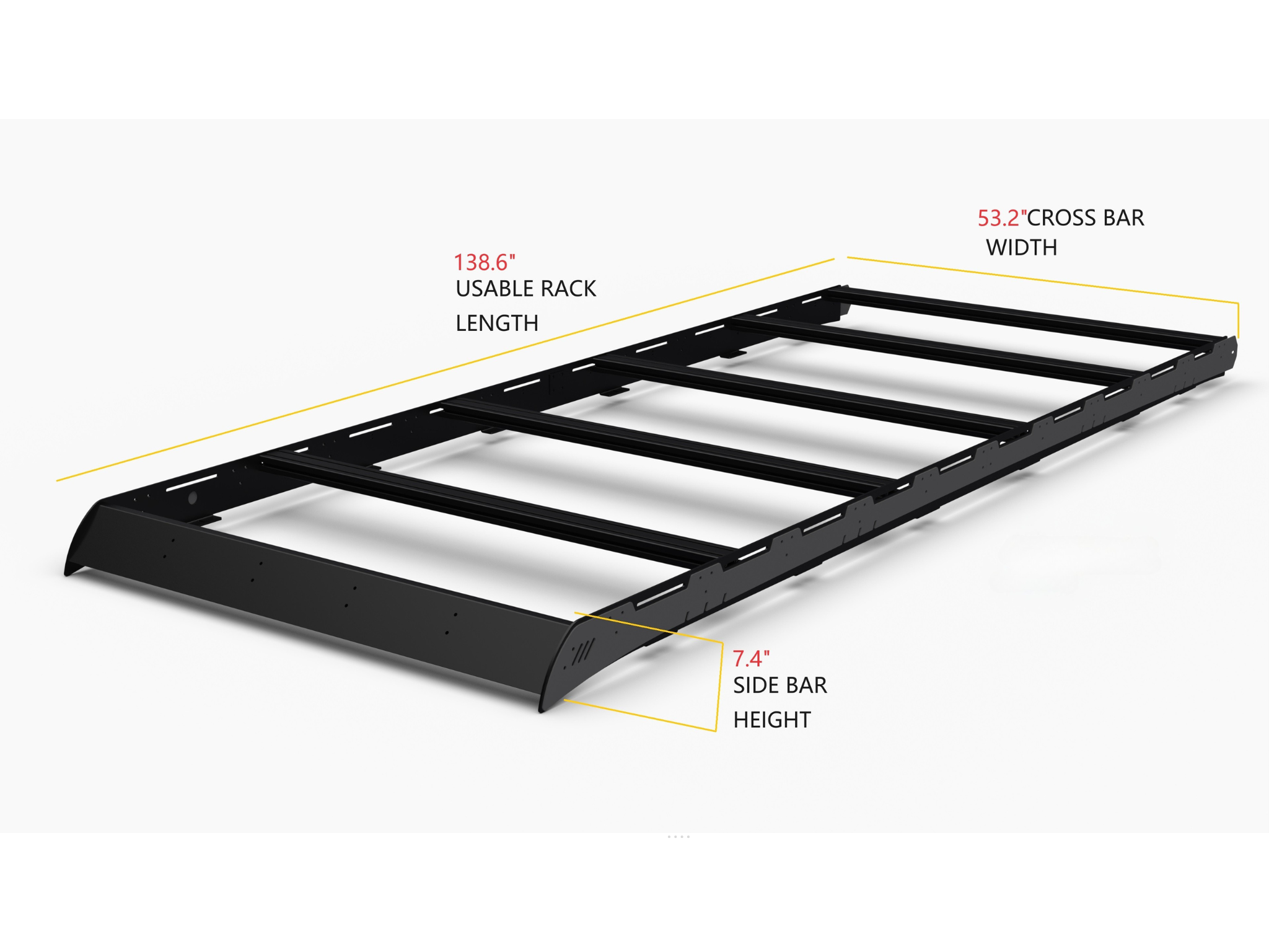 SPRINTER 144" HIGH ROOF STRATA ROOF RACK – White Top Adventures