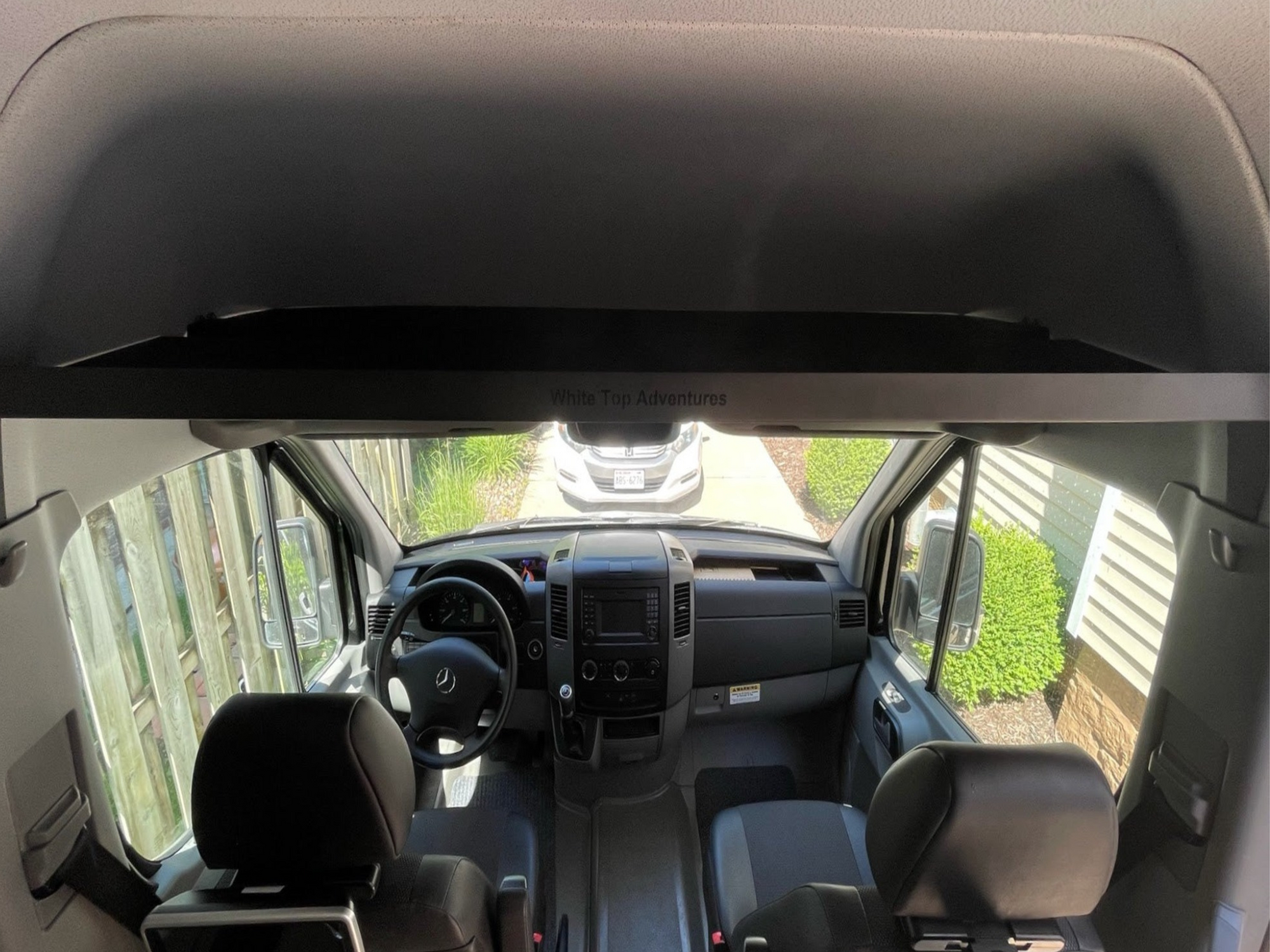 SPRINTER HEADLINER SHELF INCLUDES CURTAIN ROD AND LINER 2007-2018 ...